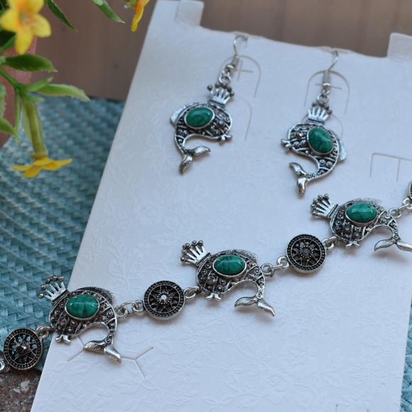 Jewelry | Gorgeous Silver Fish Jewelry Set | Poshmark